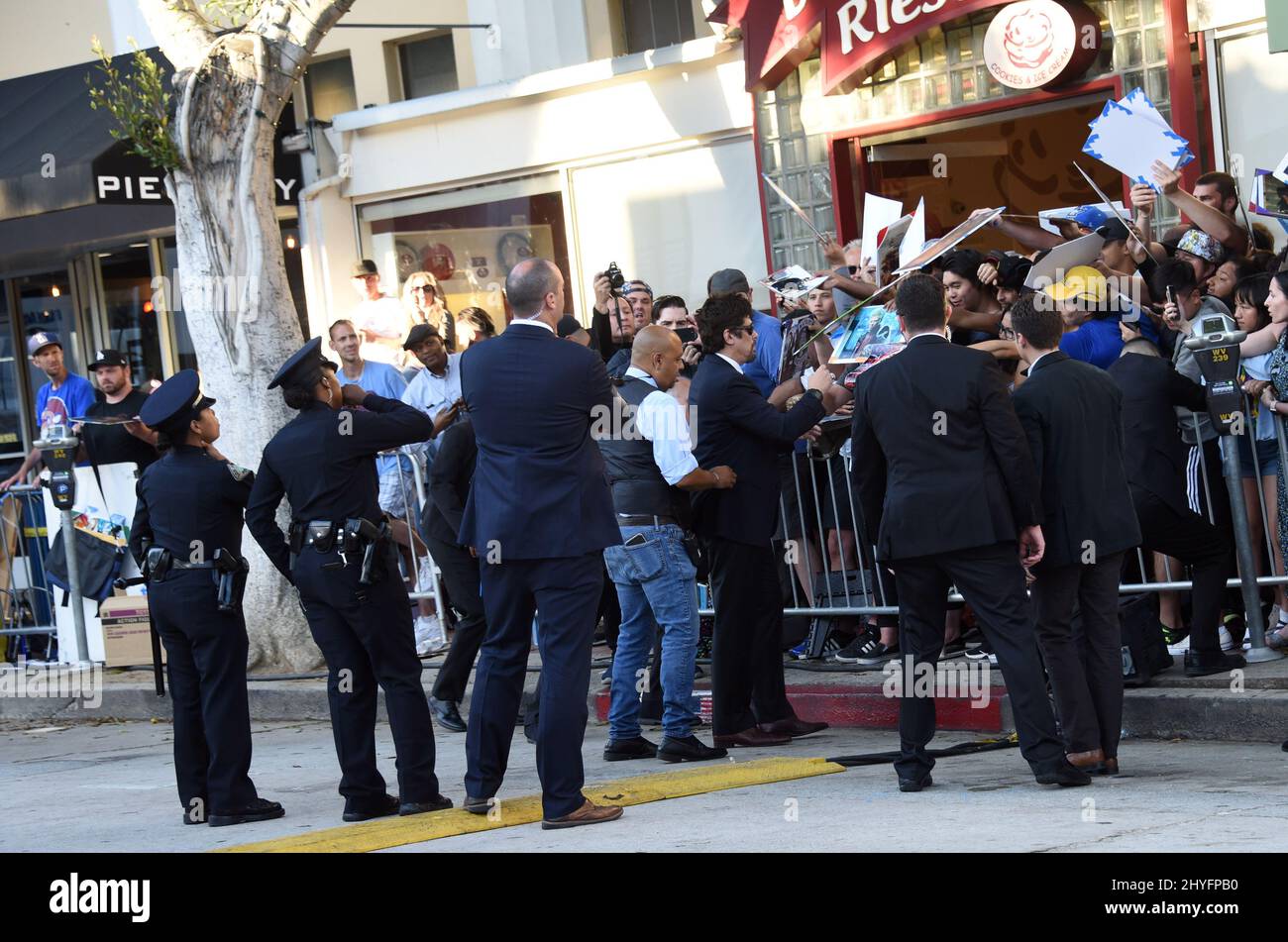 Benecio Del Toro at the "Sicario: Day Of The Soldado" Los Angeles ...