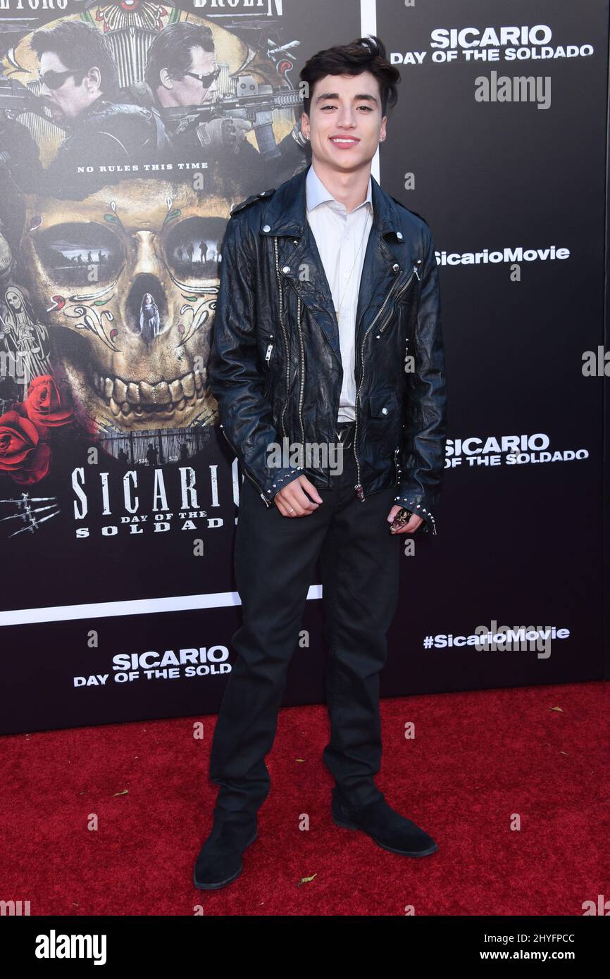 Elijah Rodriguez at the "Sicario: Day Of The Soldado" Los Angeles ...