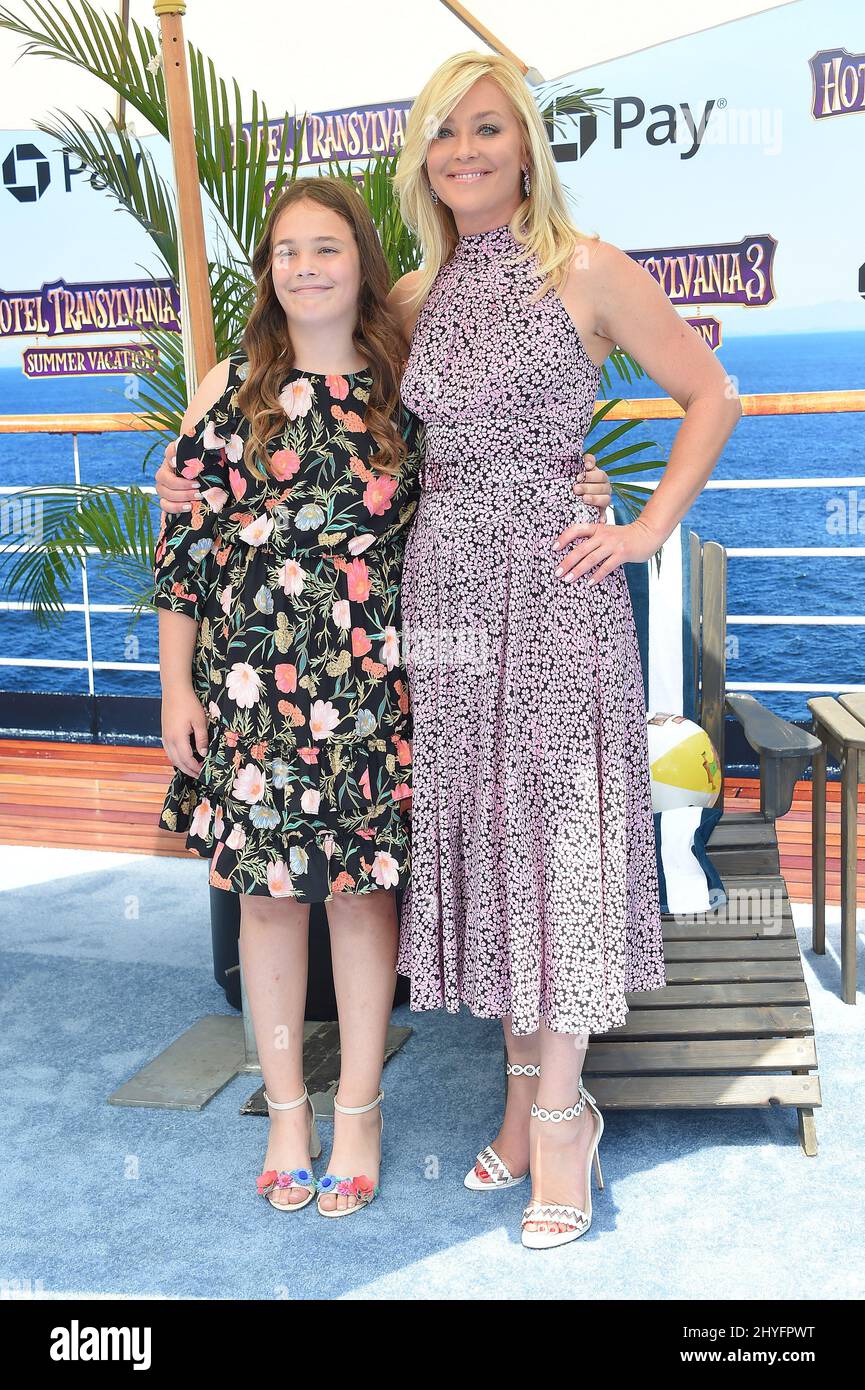 Elisabeth Rohm and Easton August Anthony Wooster arriving to the 'Hotel ...