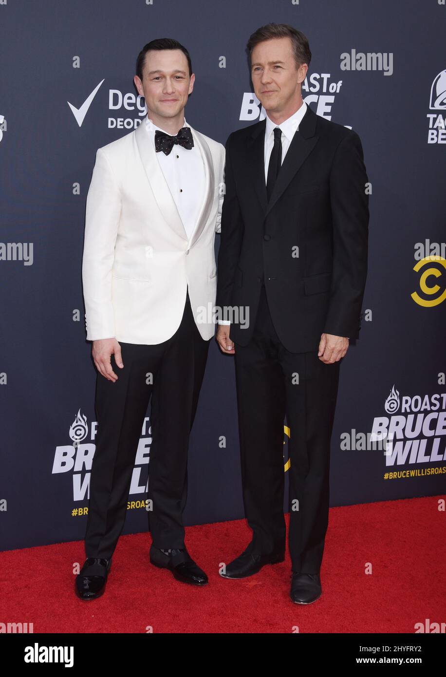Joseph Gordon-Levitt and Ed Norton at "The Comedy Central Roast of ...