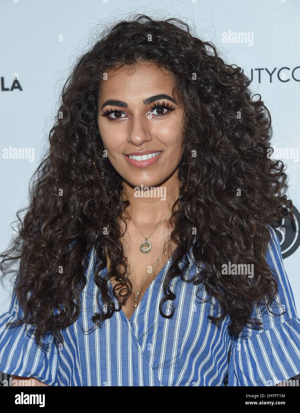 Ayesha Malik arrives at Beautycon LA 2018 held at the Los Angeles Convention Center on July 14 ...