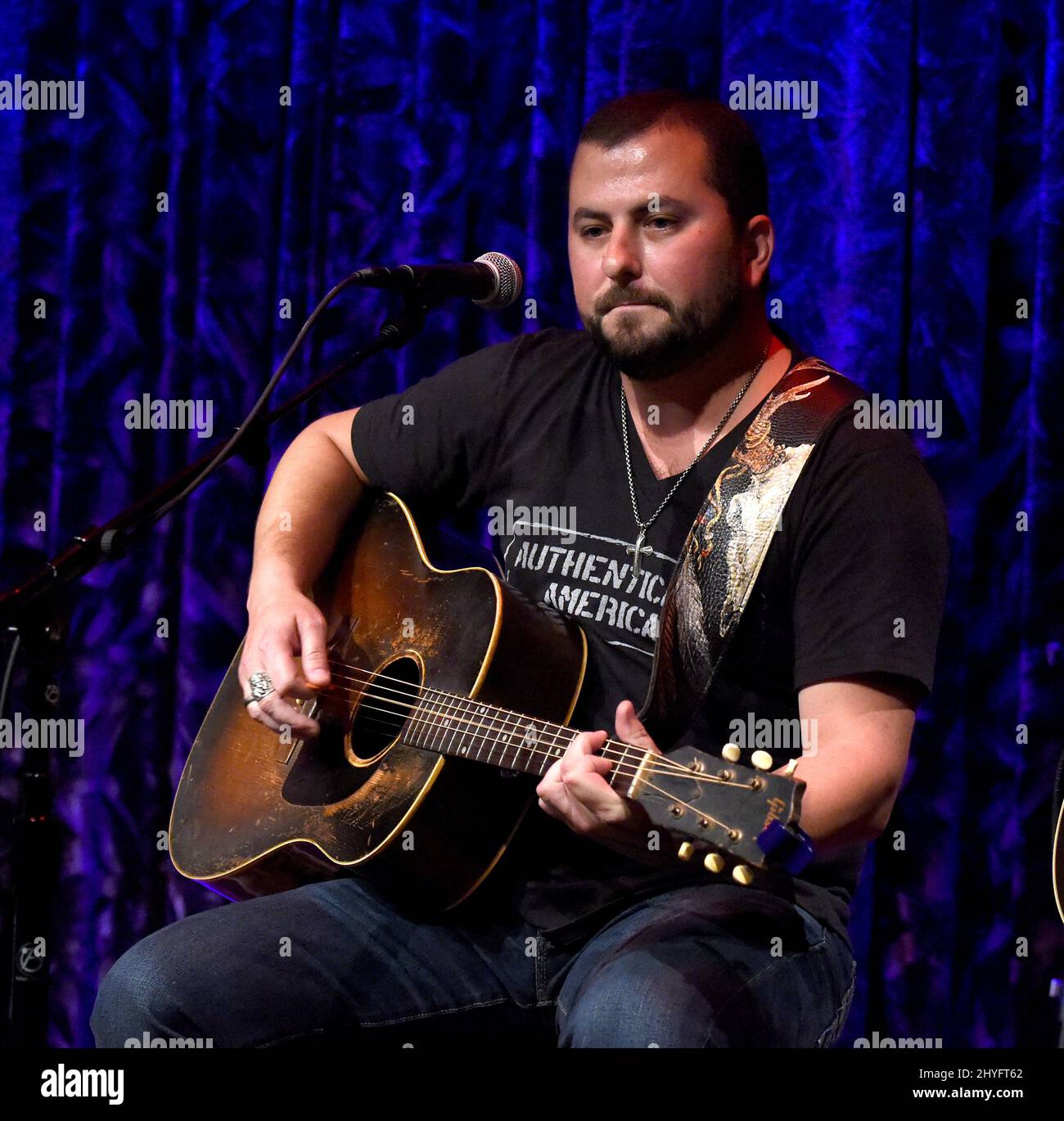 Tyler Farr performing during The Analog Series benefiting Folds of ...