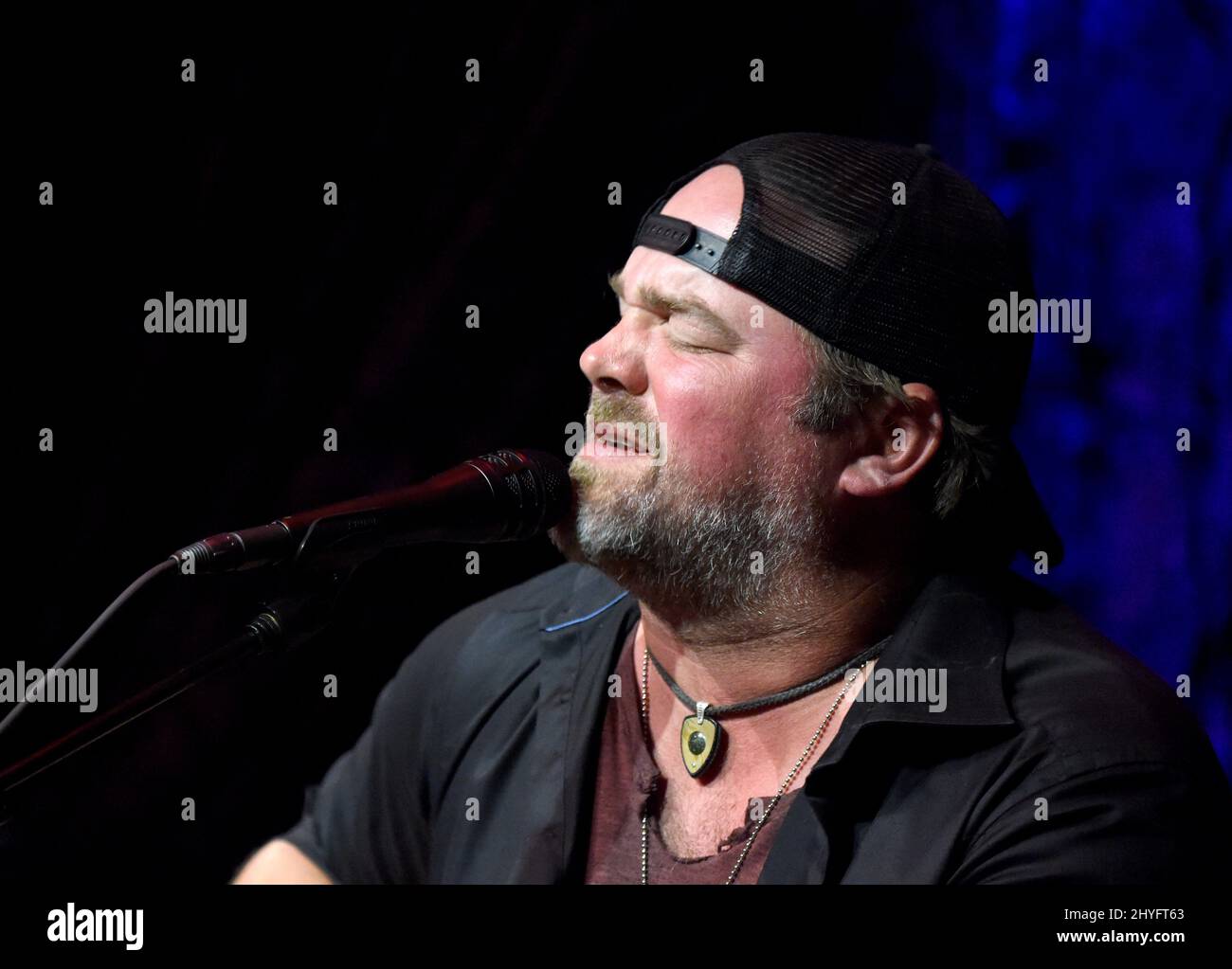 Lee Brice performing during The Analog Series benefiting Folds of Honor ...