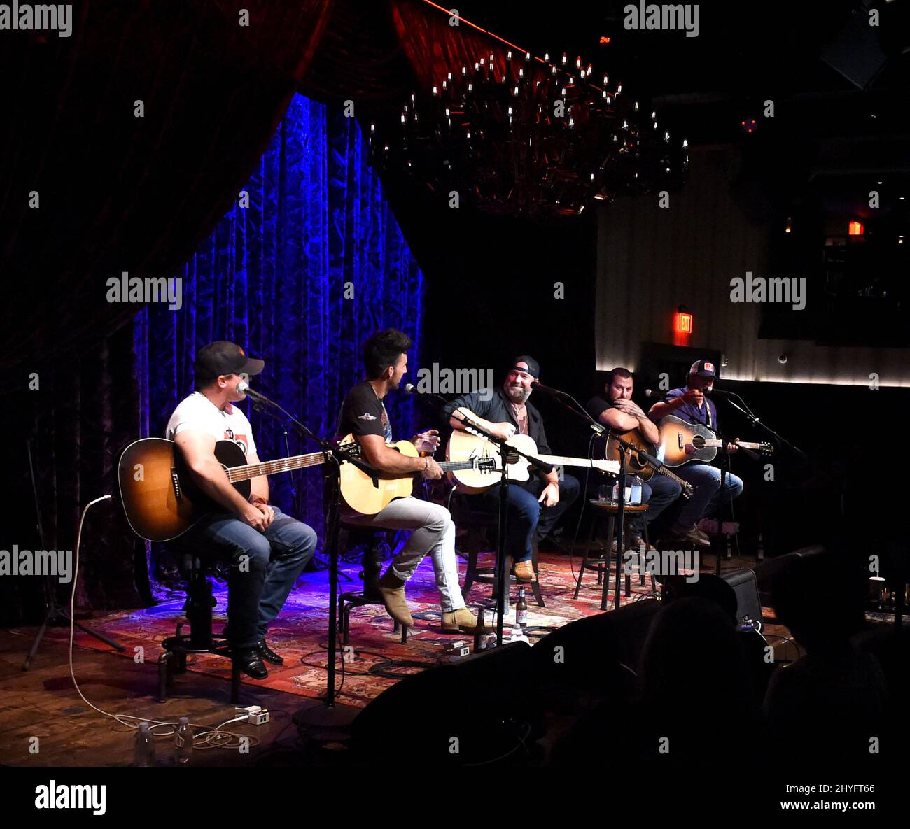 Rob Hatch, Jake Owen, Lee Brice, Tyler Farr and Dallas Davidson ...