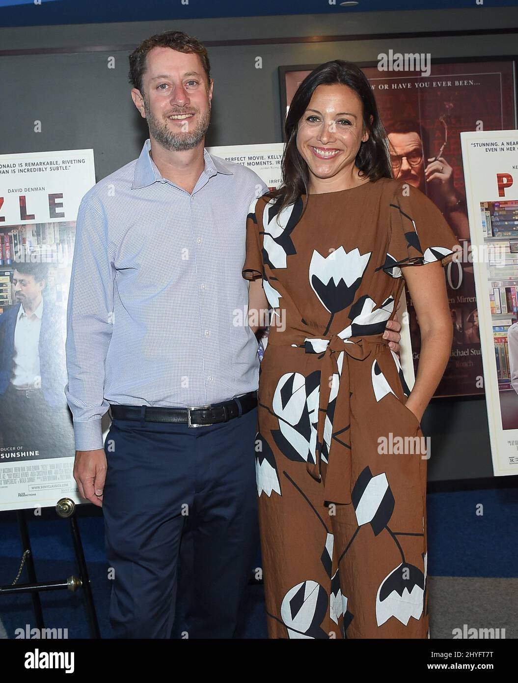 Guy Stodel and Jordan Roter arrives at Los Angeles premiere of "Puzzle ...