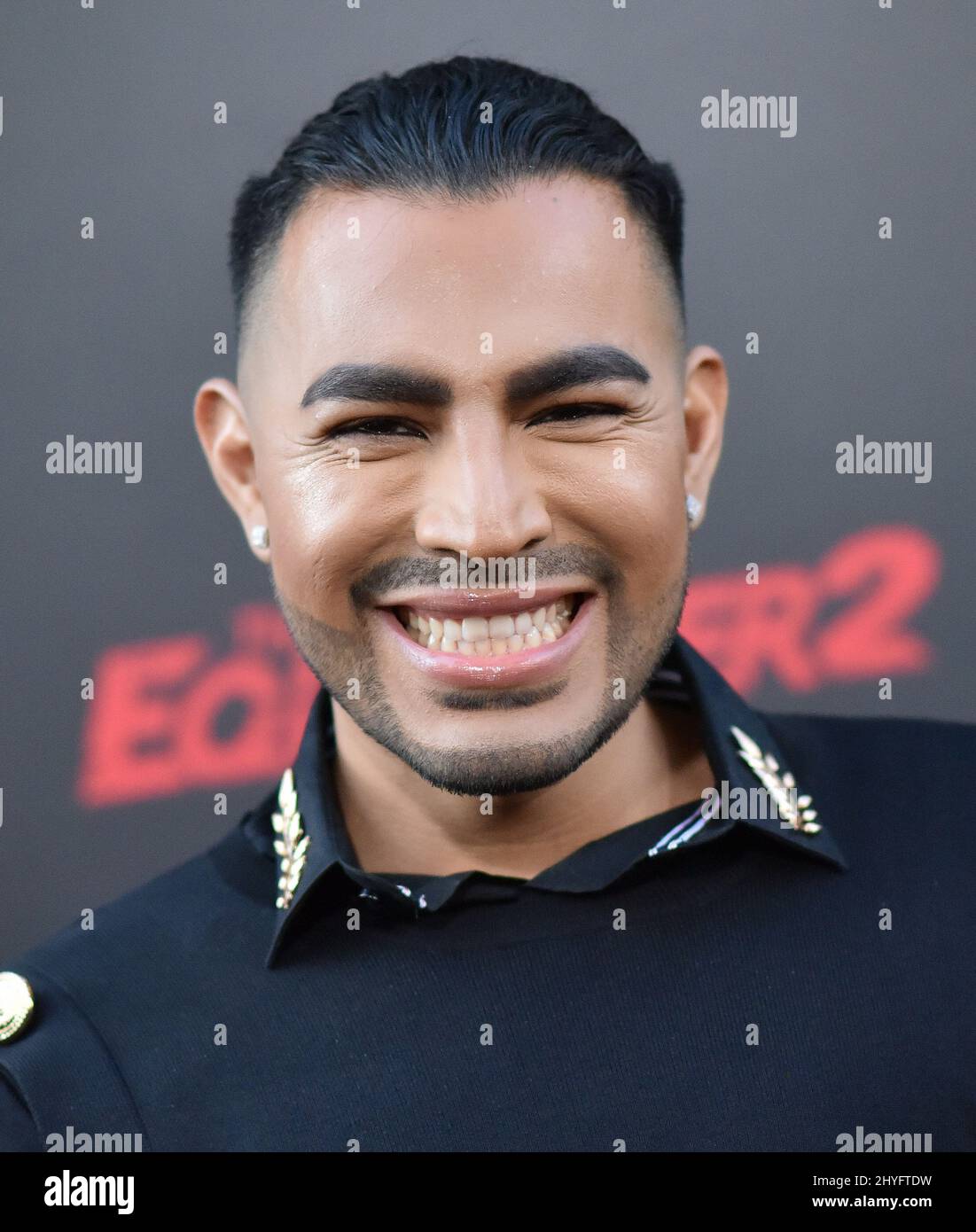 JC Camarillo at the Los Angeles premiere of "The Equalizer 2" held at ...