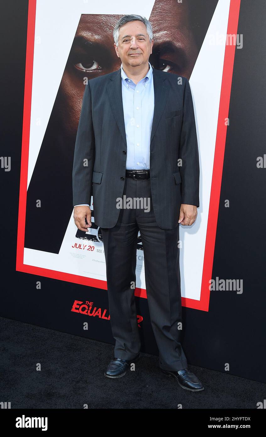 Tony Vinciquerra at the Los Angeles premiere of "The Equalizer 2" held ...