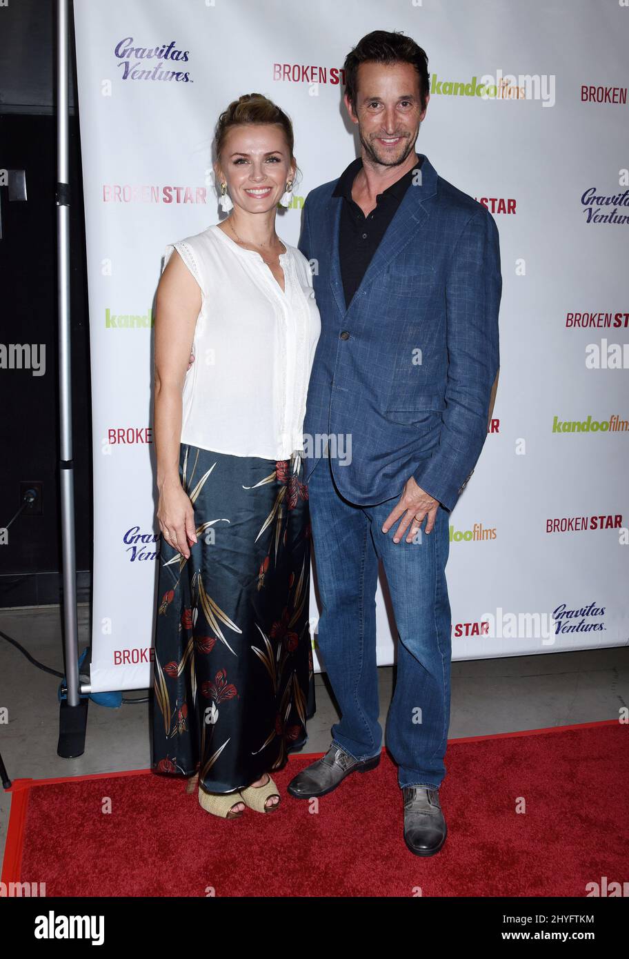 Noah Wyle and Sara Wyle at the "Broken Star" Los Angeles Premiere held ...