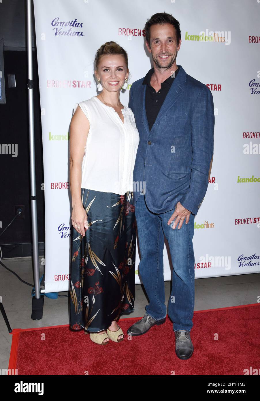 Noah Wyle and Sara Wyle at the "Broken Star" Los Angeles Premiere held ...