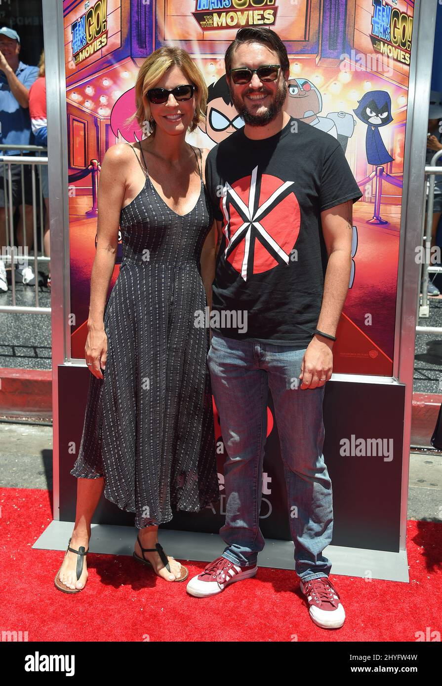 Wil Wheaton and Anne Wheaton attending the Los Angeles premiere of Teen ...