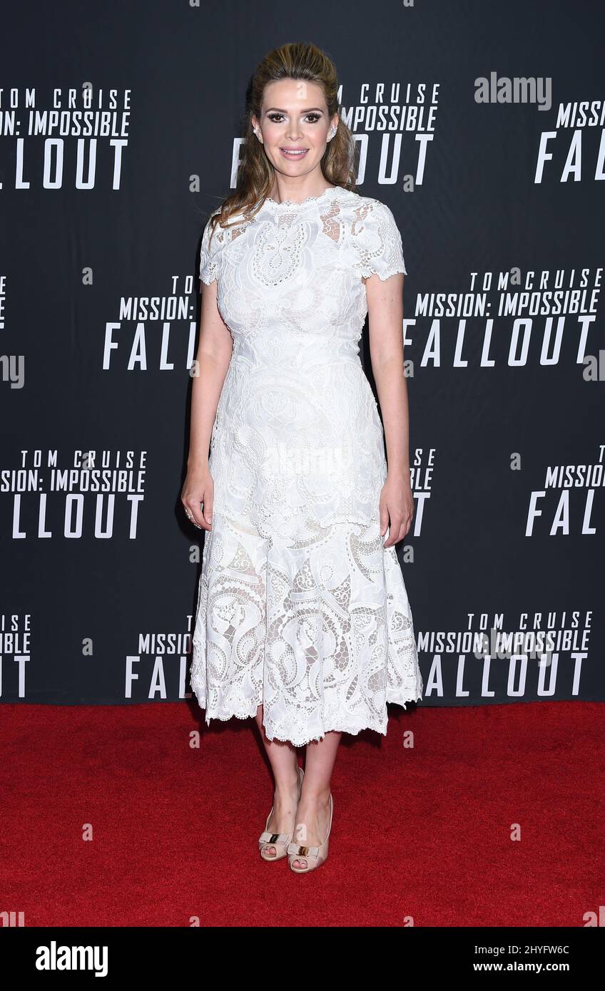 Carly Steel attending the Washington DC premiere of Mission: Impossible ...