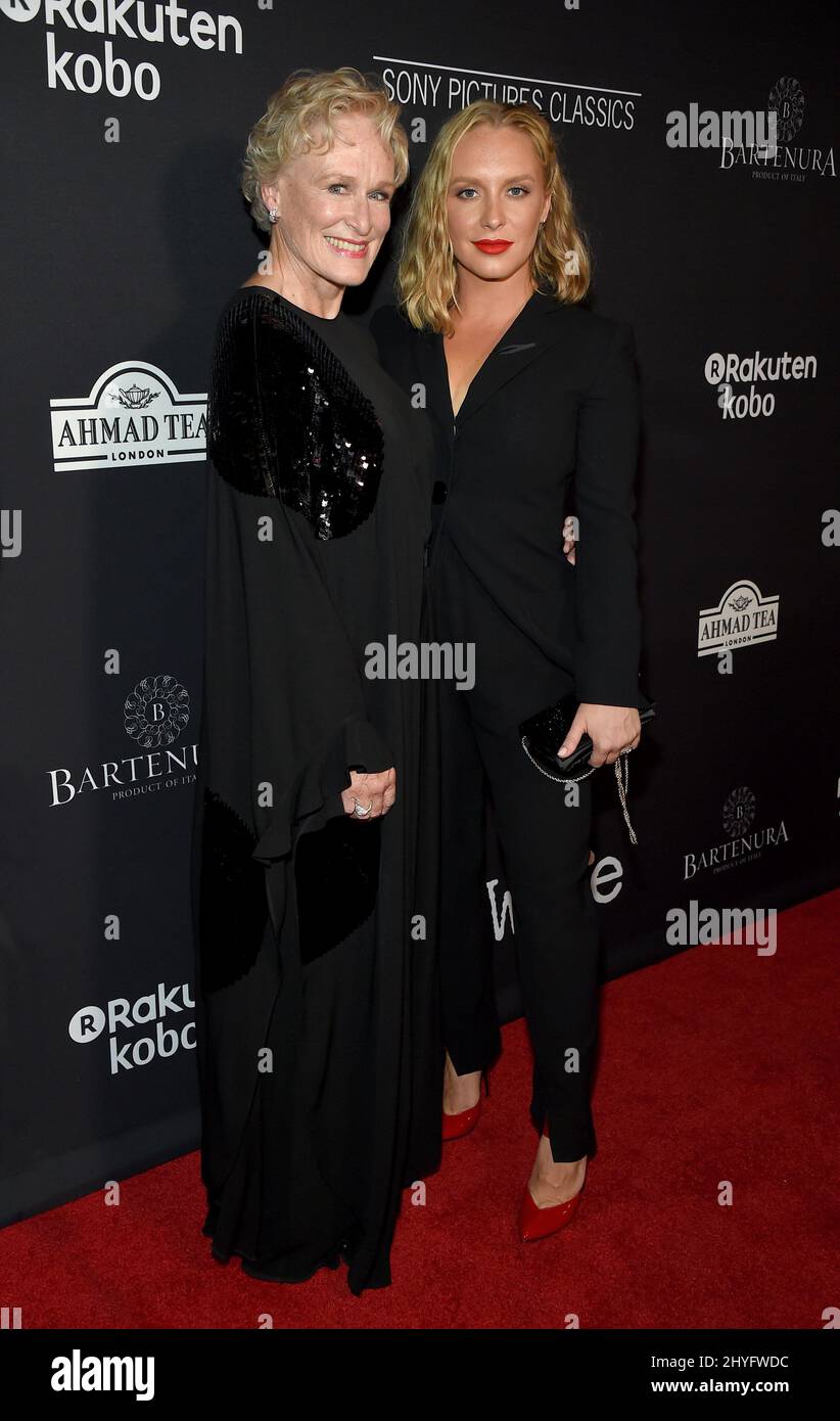 Glenn Close and Annie Starke attending the Los Angeles premiere of The ...