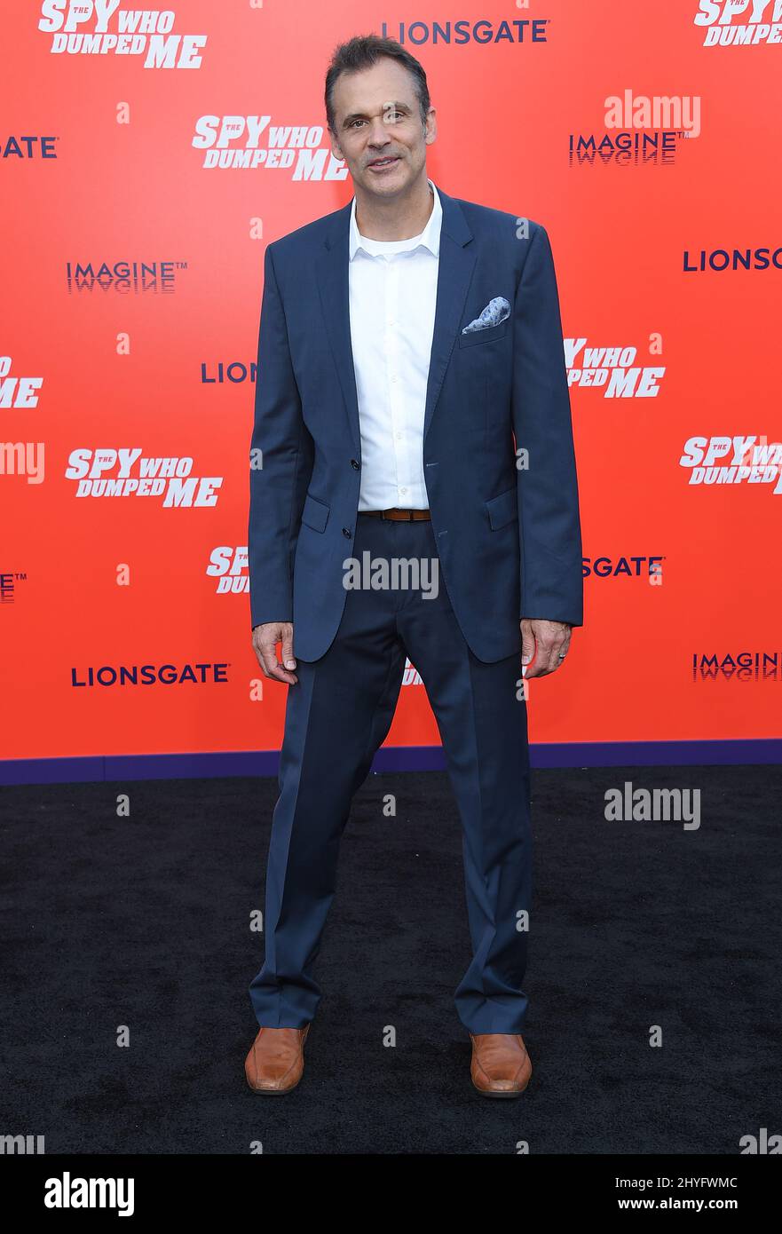 Dan Davidson at the Los Angeles premiere of "The Spy Who Dumped Me ...