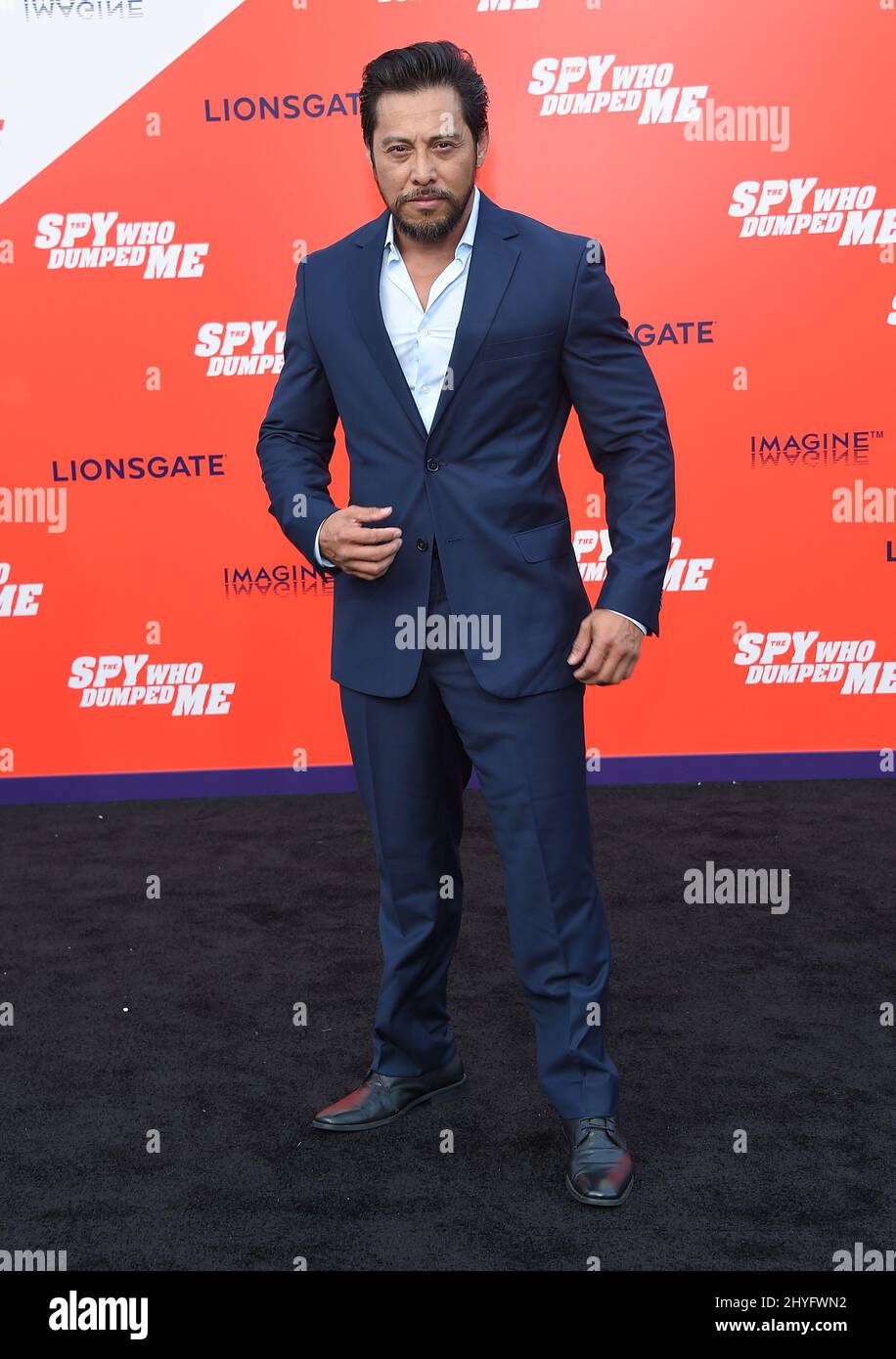 Sam Medina at the Los Angeles premiere of "The Spy Who Dumped Me" held ...