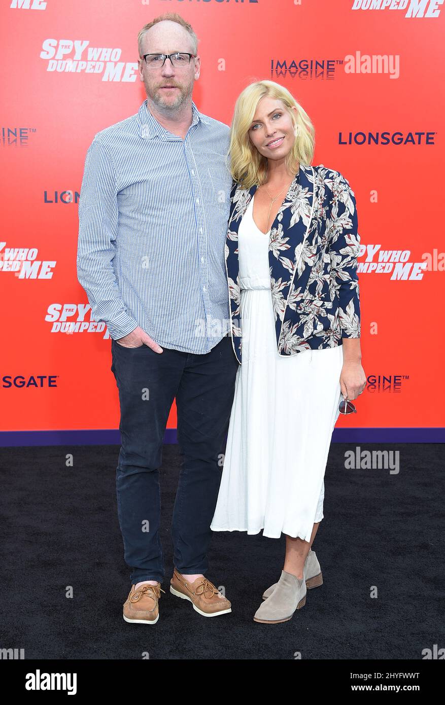 Matt Walsh and Morgan Walsh at the Los Angeles premiere of "The Spy Who ...