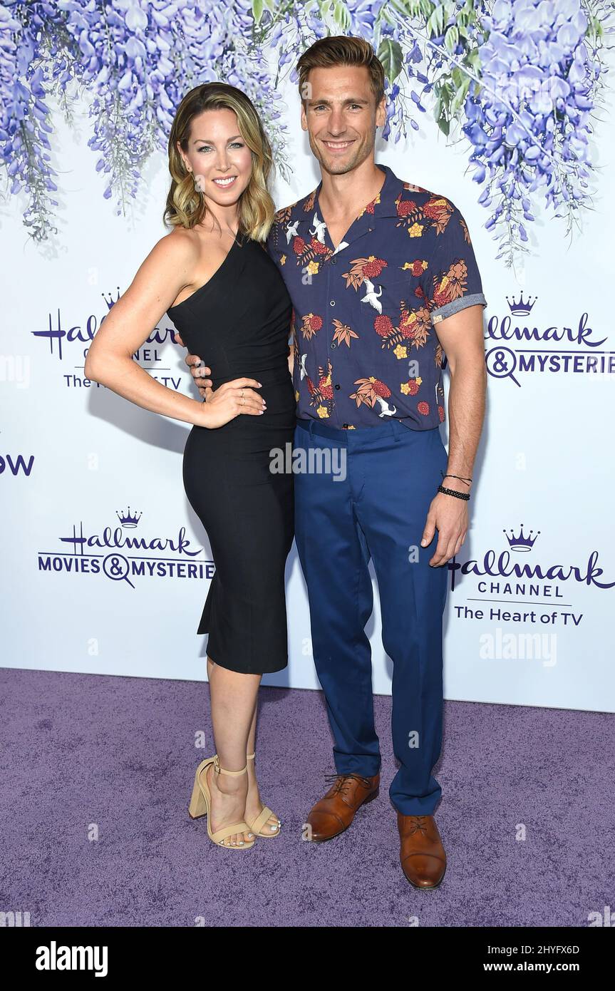 Andrew Walker and Cassandra Troy at Hallmark Channel's Summer TCA event ...