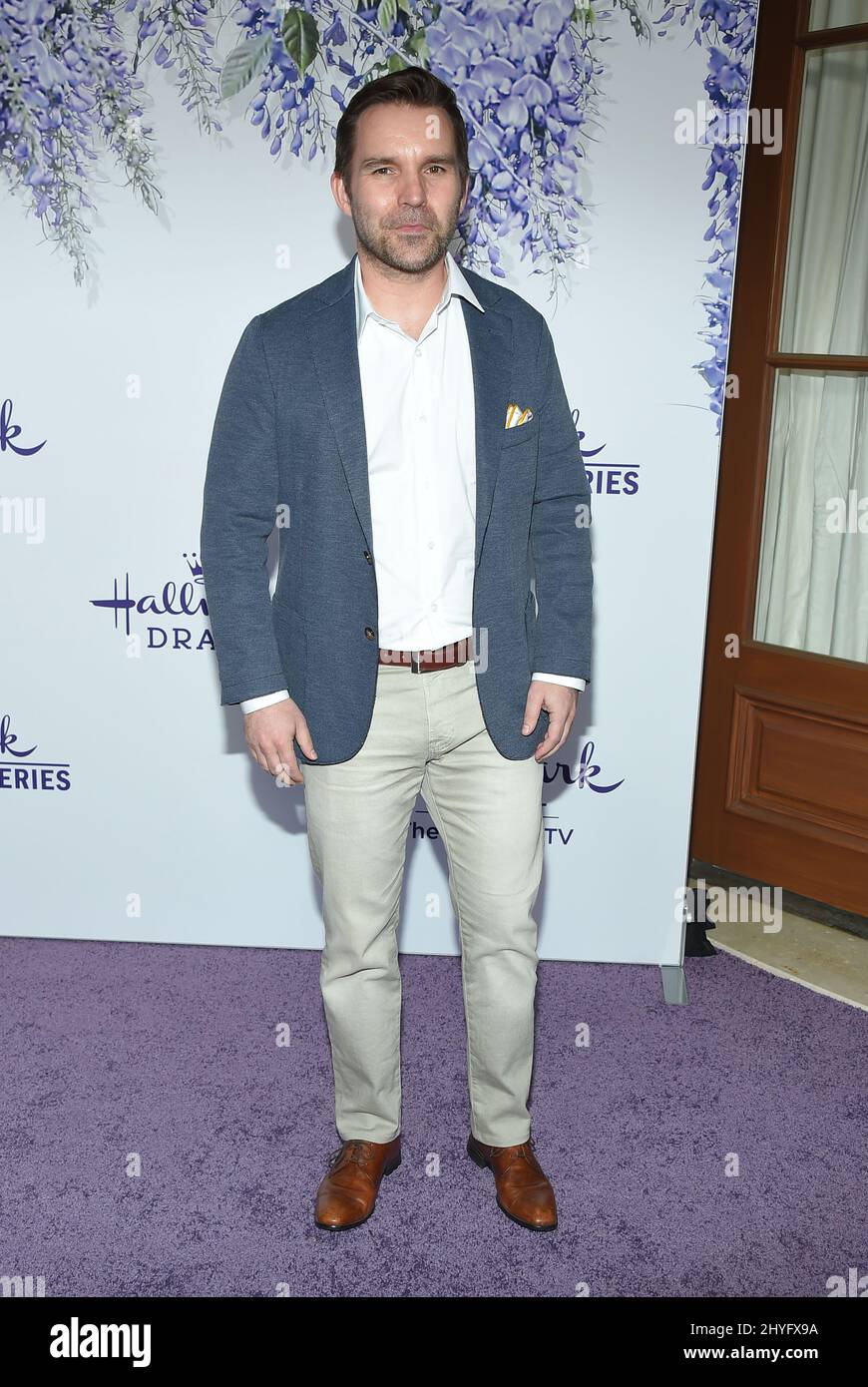 Geoff Gustafson at Hallmark Channel's Summer TCA event held at a ...