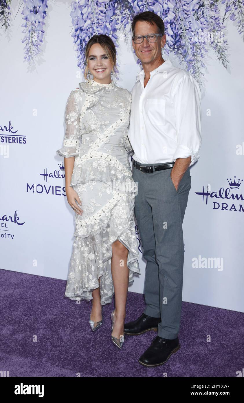 Bailee Madison and James Denton at the Hallmark Channel Summer TCA ...
