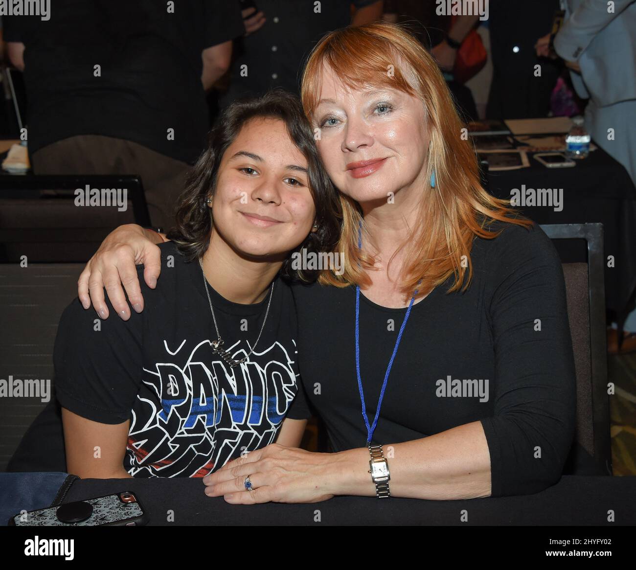 Andrea Evans and Kylie Lyn at the Hollywood Show at LAX Westin Hotel on ...