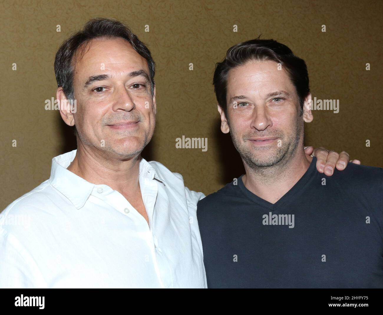 Jon Lindstrom & Roger Howarth attending the General Hospital Fan Club ...