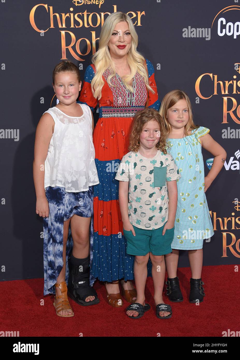 Tori Spelling, Stella McDermott, Hattie McDermott and Finn McDer ...