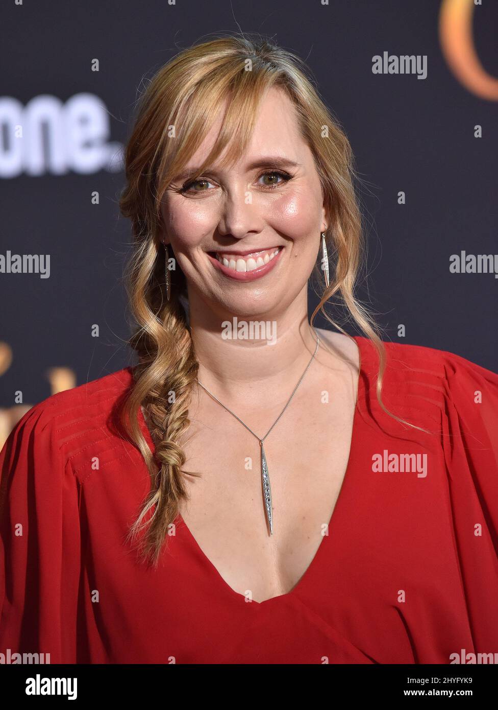 Allison Schroeder attending the premiere of Christopher Robin in Los ...