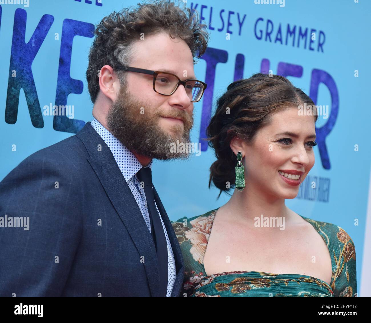 Seth Rogen and Lauren Miller Rogen at the Los Angeles premiere of "Like ...