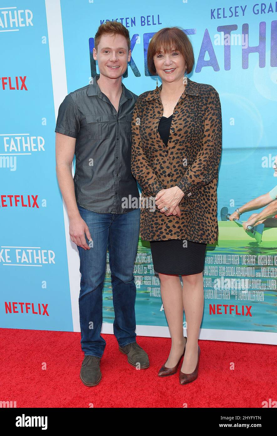 Miles Tagtmeyer and Lee Garlington at the Los Angeles premiere of "Like ...