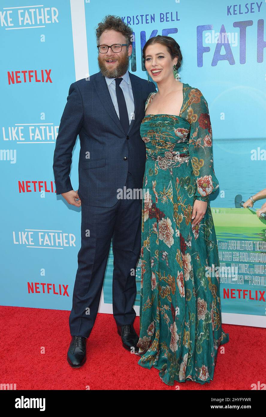 Seth Rogen and Lauren Miller Rogen at the Los Angeles premiere of "Like ...