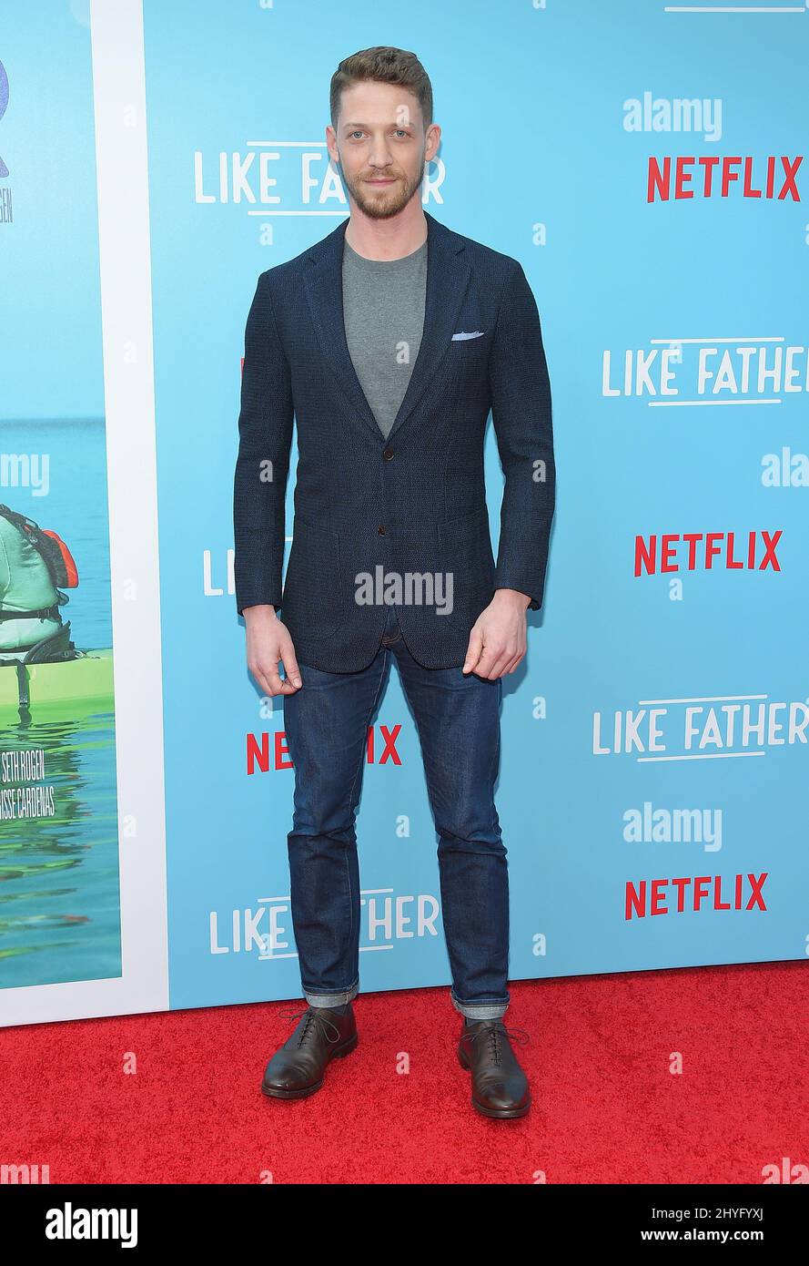 Zach Appelman at the Los Angeles premiere of "Like Father" held at the ...