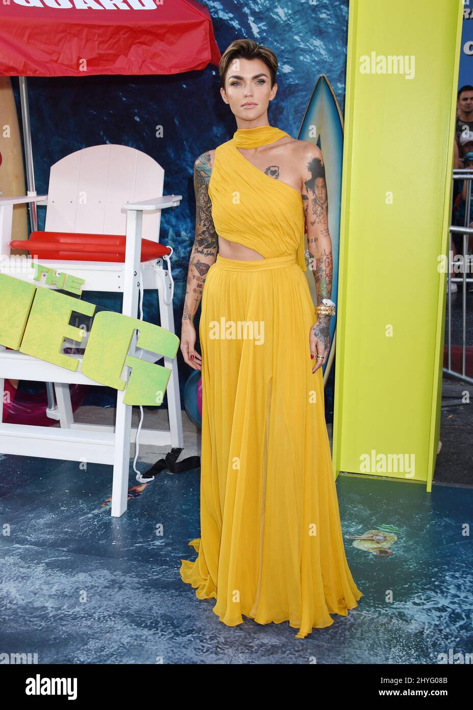 Ruby Rose at Warner Bros. "THE MEG" U.S. Premiere held at the TCL ...