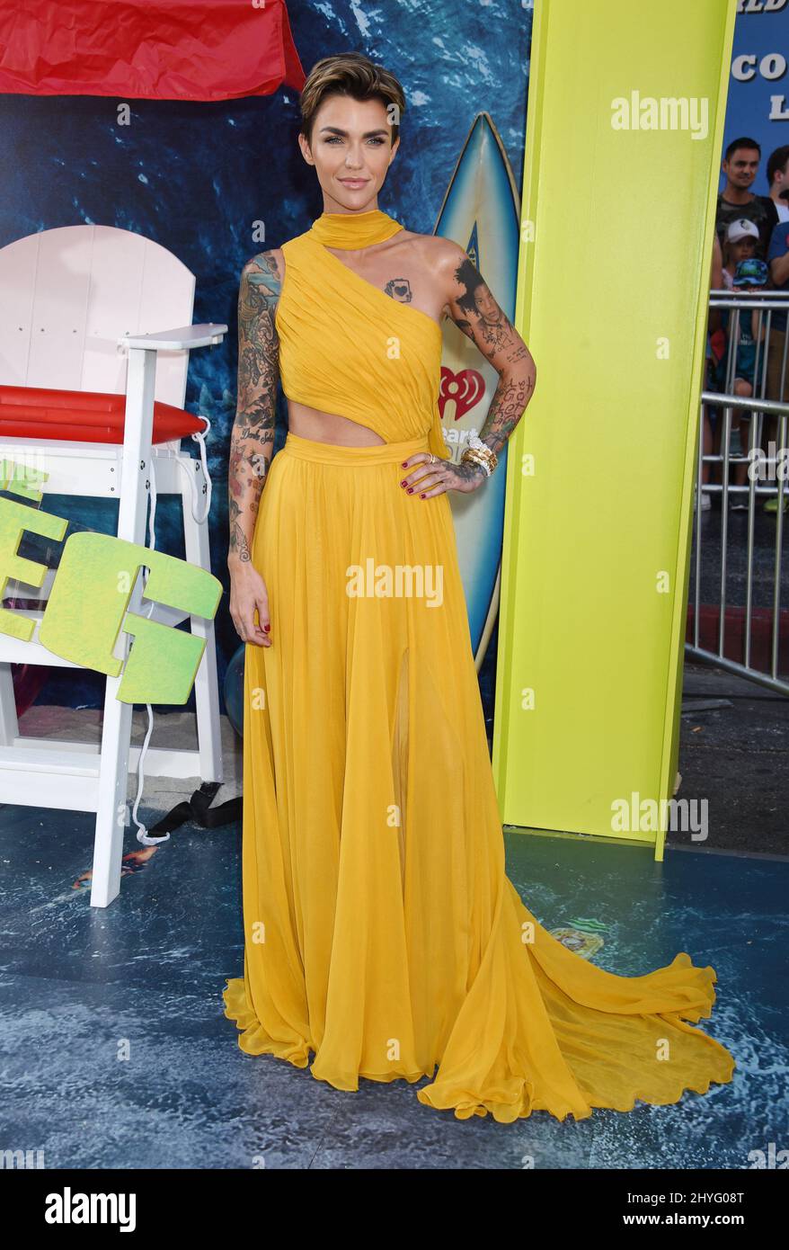 Ruby Rose at Warner Bros. "THE MEG" U.S. Premiere held at the TCL ...