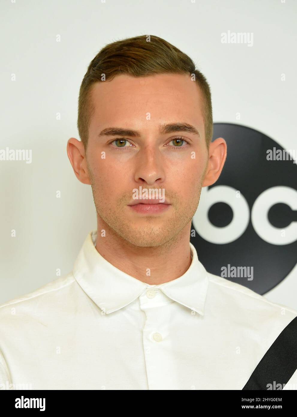 Adam Rippon at ABC's TCA Summer Press Tour white carpet event held at ...