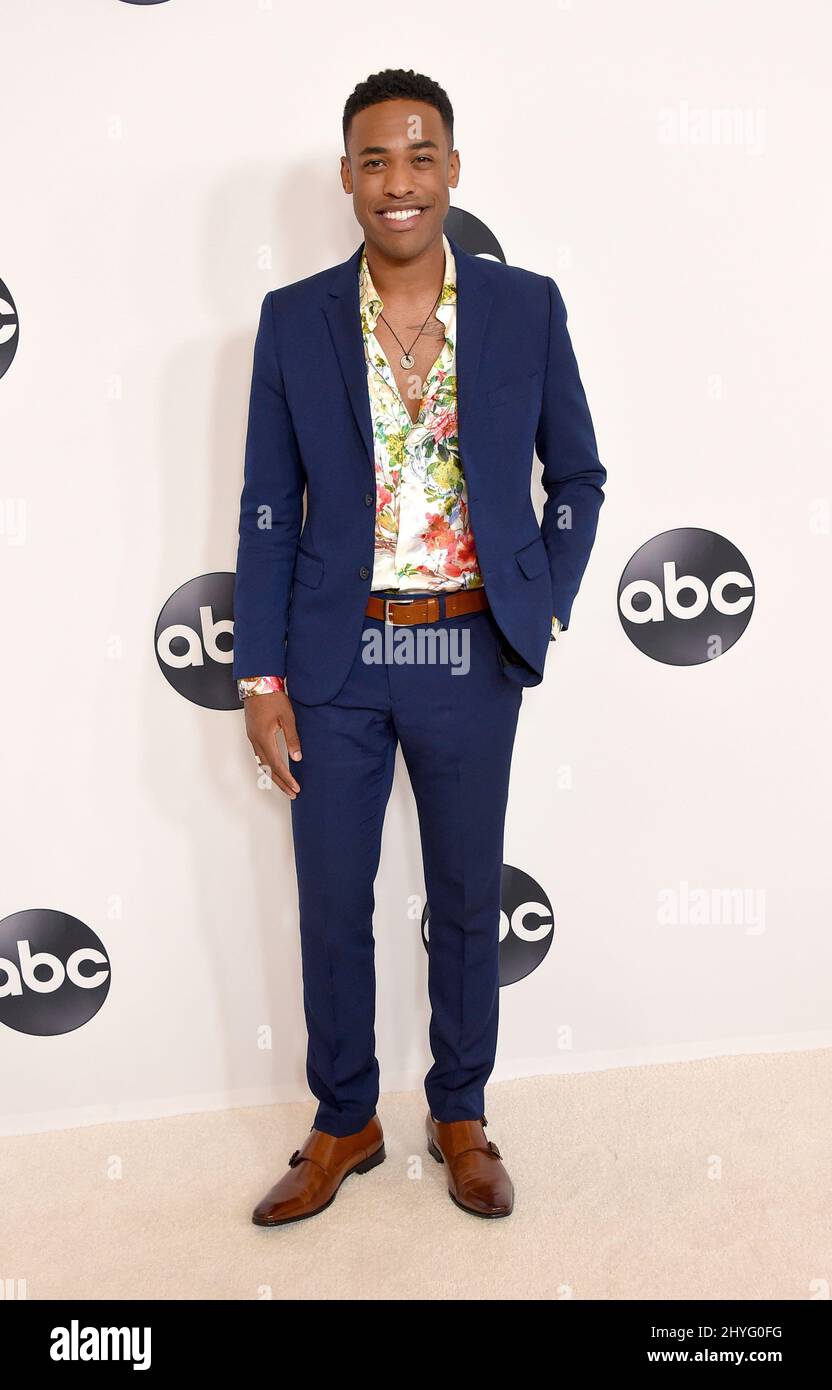 Titus Makin Jr. at ABC's TCA Summer Press Tour white carpet event held ...