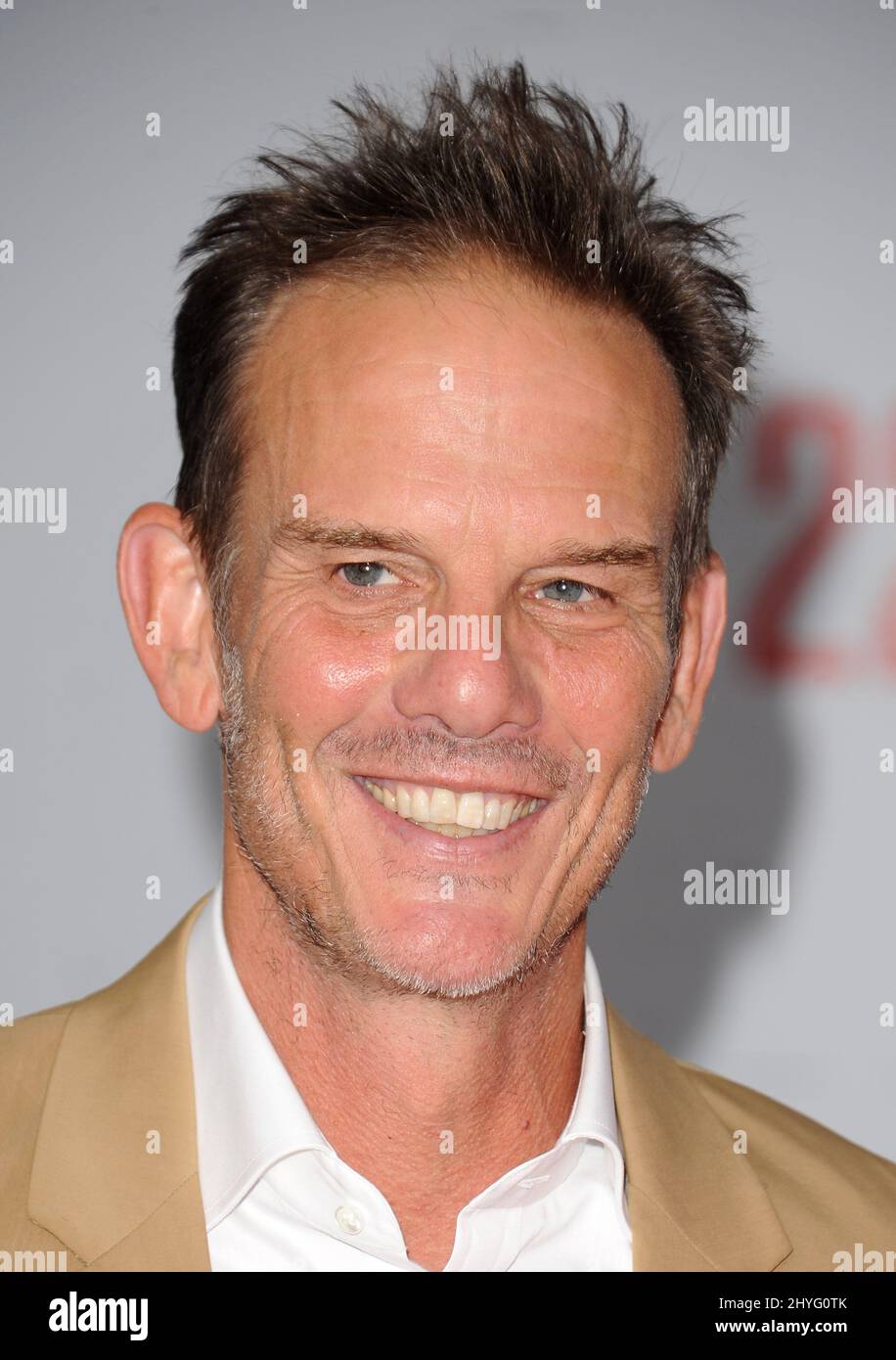 Peter Berg attending the Los Angeles premiere of Mile 22 Stock Photo ...