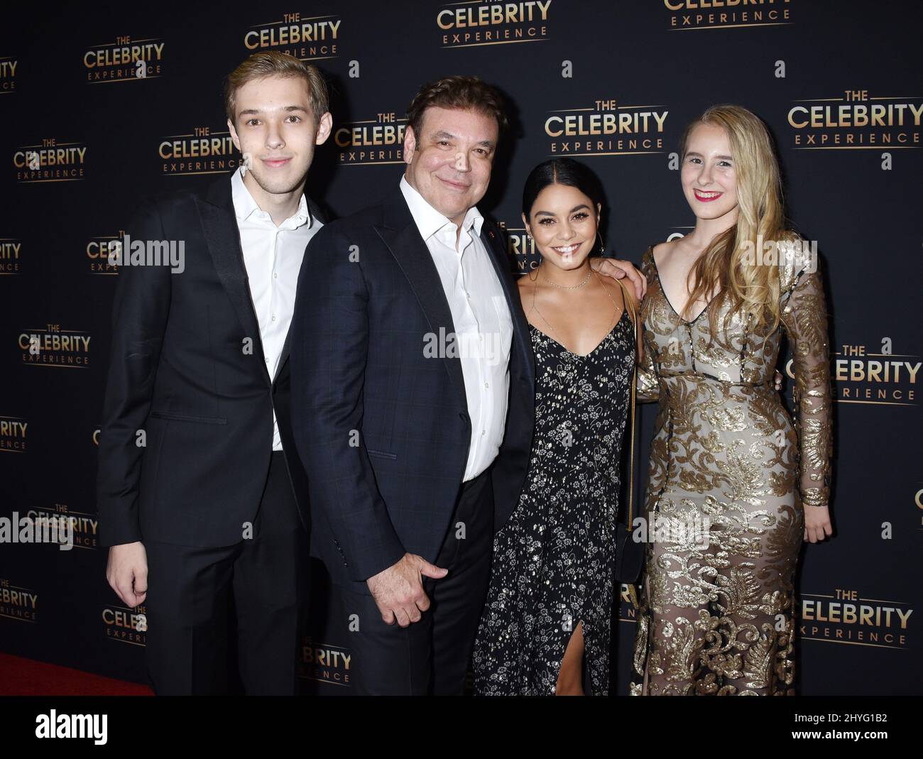 Vanessa Hudgens and George Caceres at The Celebrity Experience Event ...