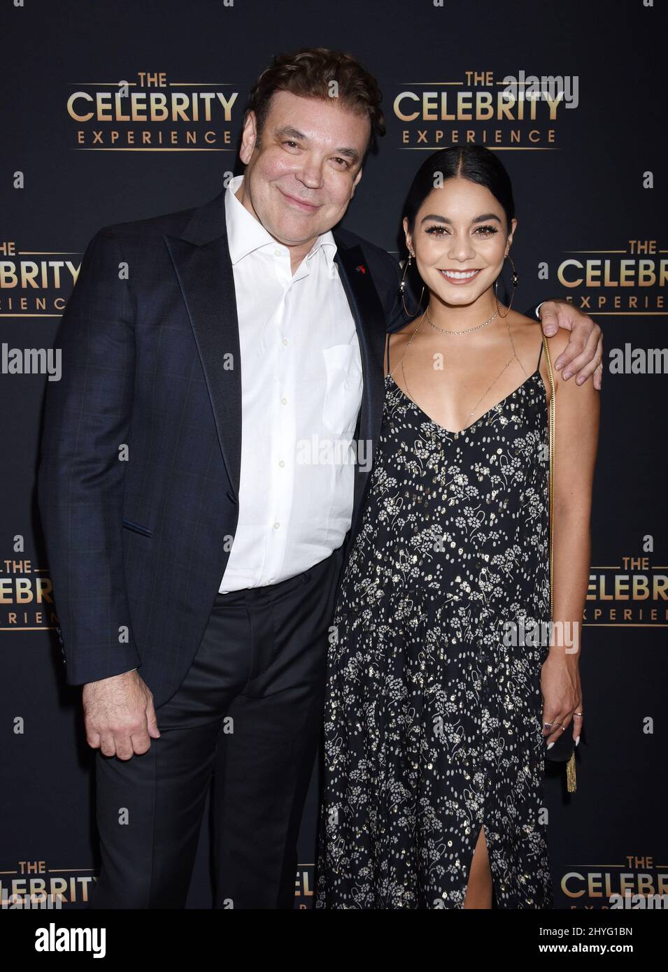 Vanessa Hudgens and George Caceres at The Celebrity Experience Event ...