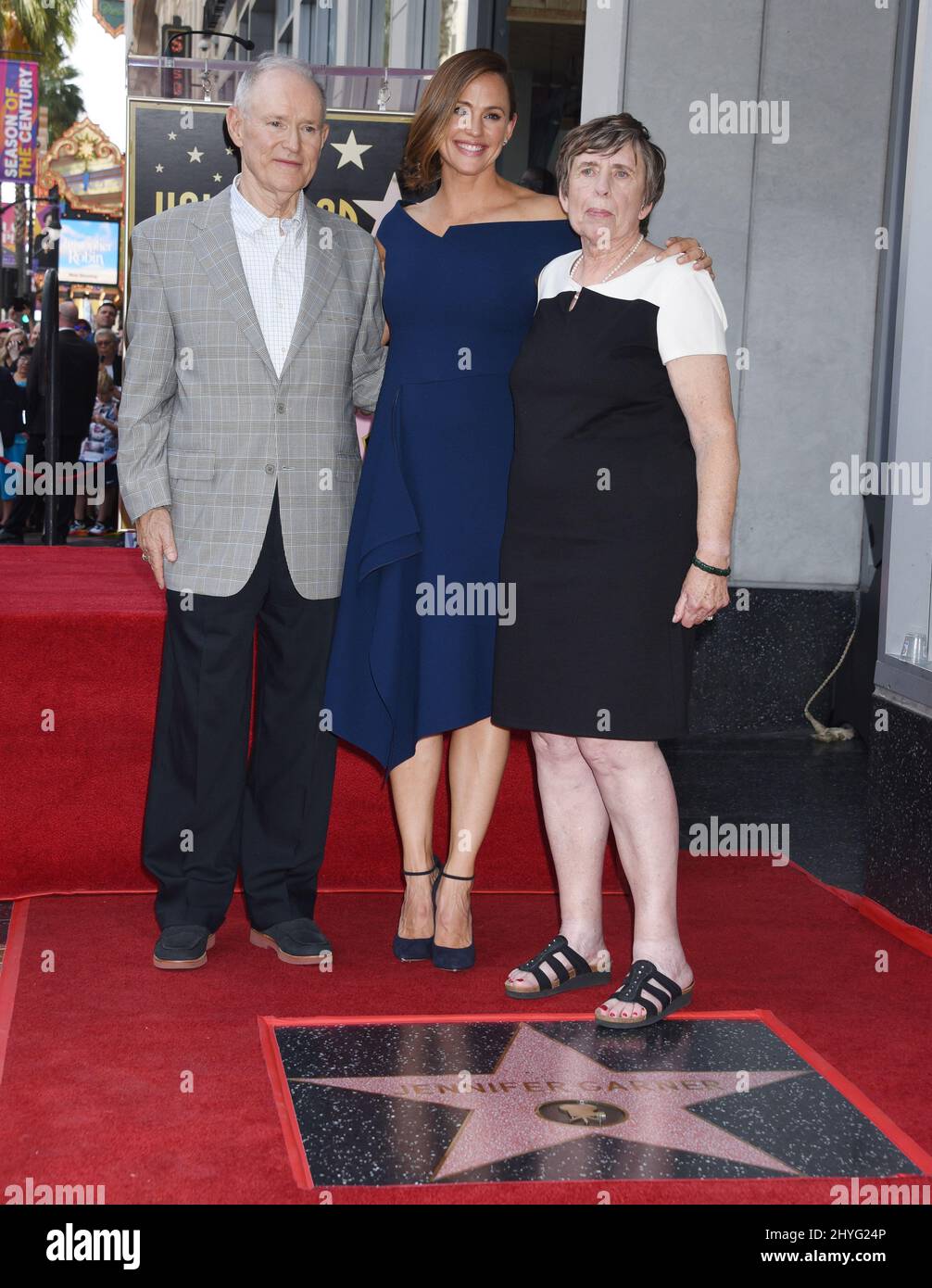 William Garner, Jennifer Garner and Patricia Garner at the Jennifer ...