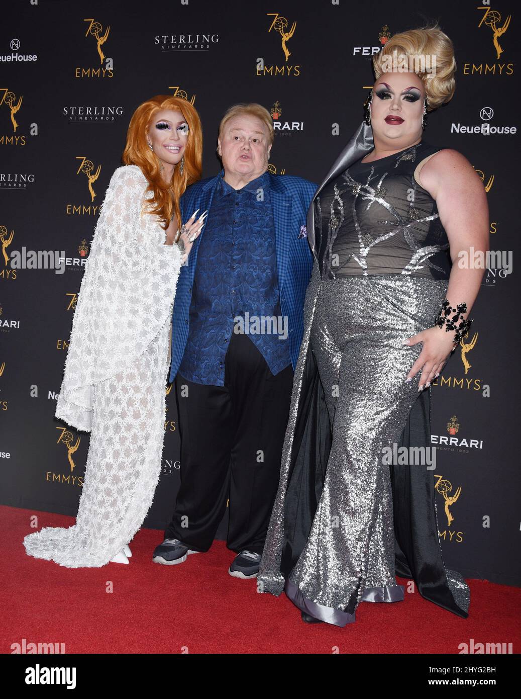 Kameron Michaels, Louie Anderson and Eureka O'Hara at the 70th Emmy ...