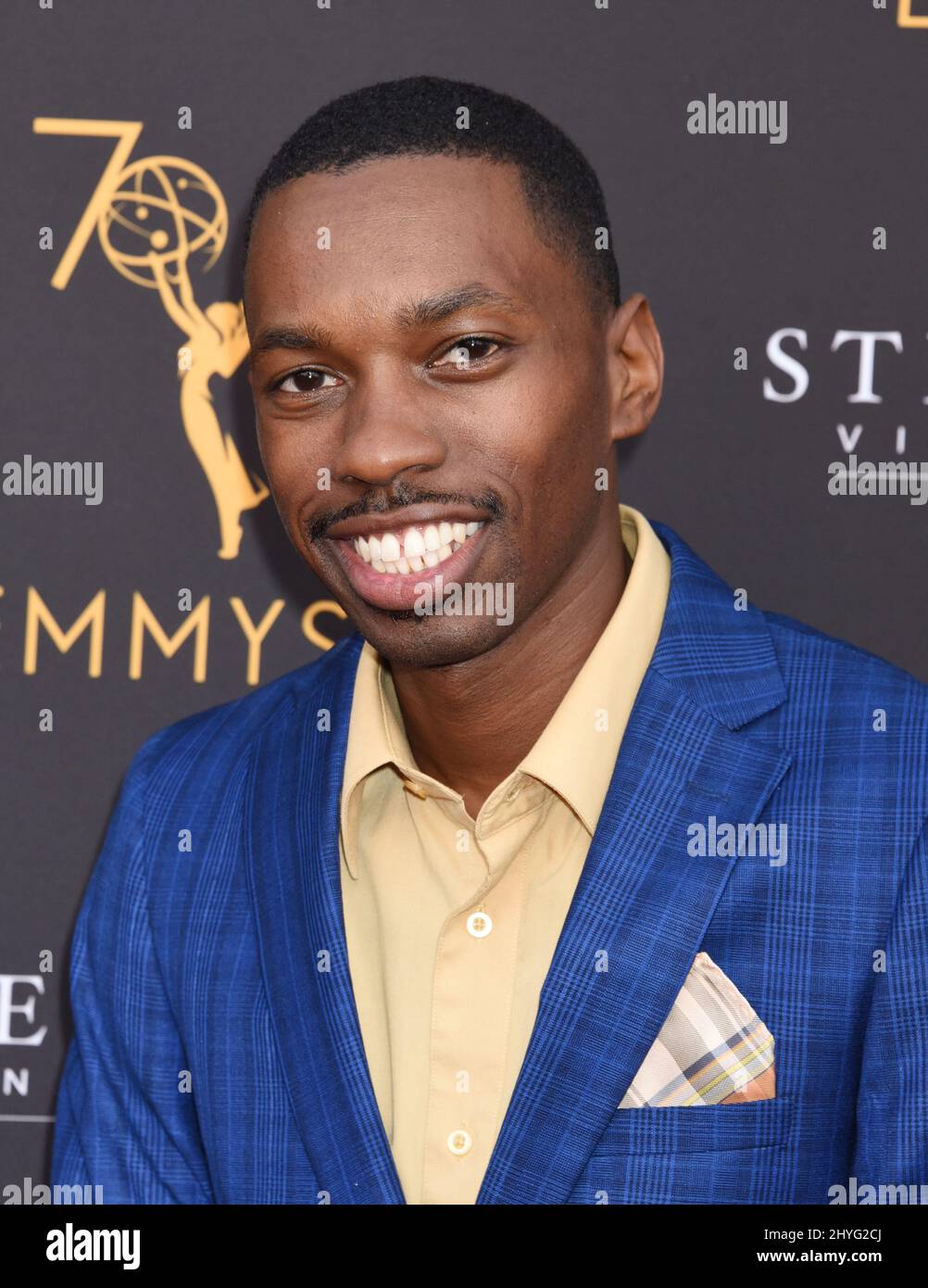 Melvin Jackson Jr. at the 70th Emmy Awards Season Television Academy ...