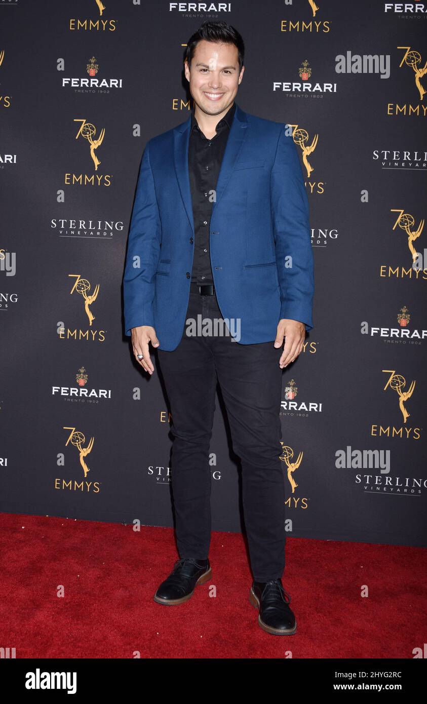 Michael Copon at the Daytime Television Stars Celebrate 70th Emmy ...