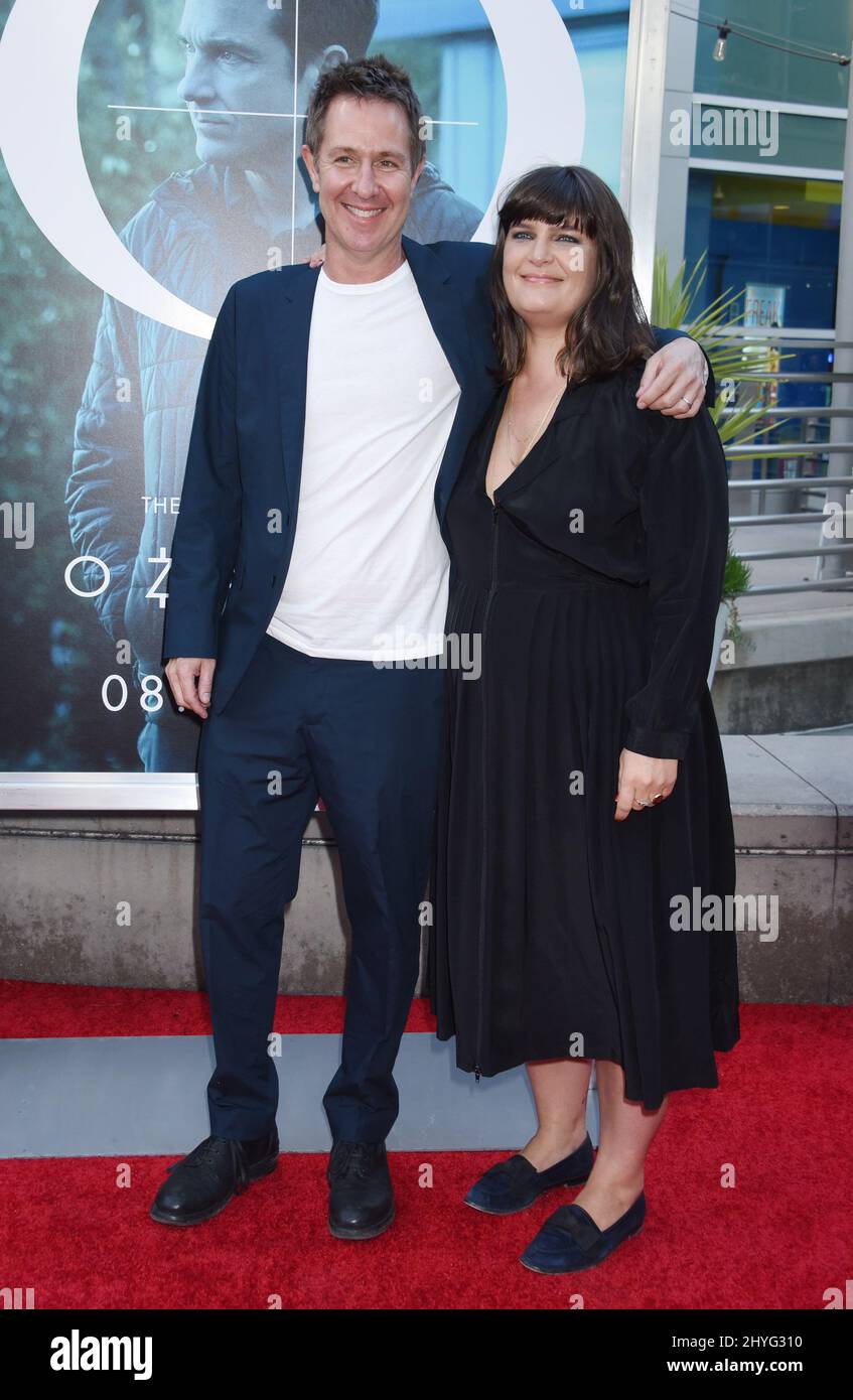 Chris Mundy and Amanda Marsalis attending the Netflix 'Ozark' Season 2 ...