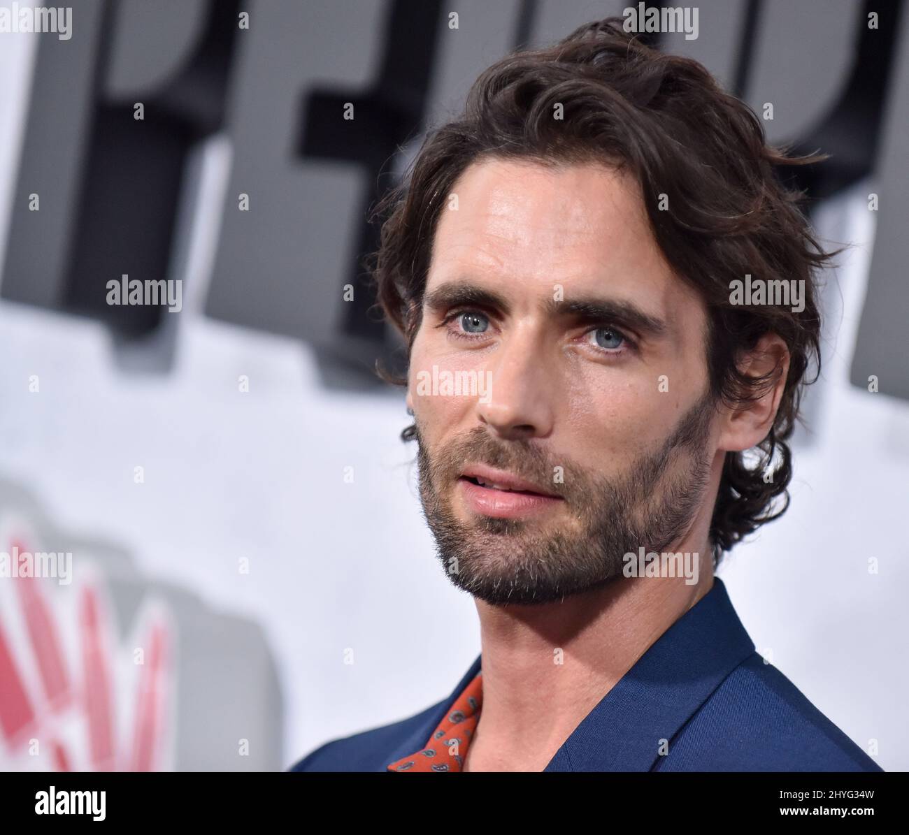 Tyson Ritter attending the Pepperming World Premiere in Los Angeles ...