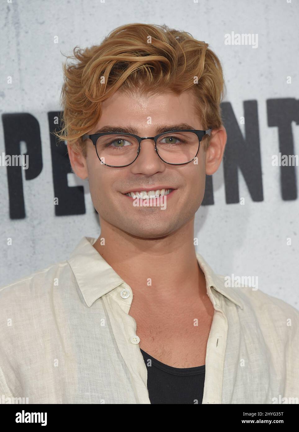 Garrett Clayton attending the Pepperming World Premiere in Los Angeles ...