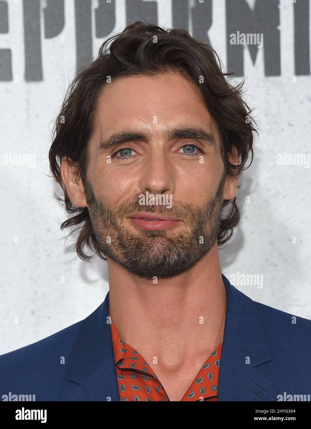 Tyson Ritter attending the Pepperming World Premiere in Los Angeles ...