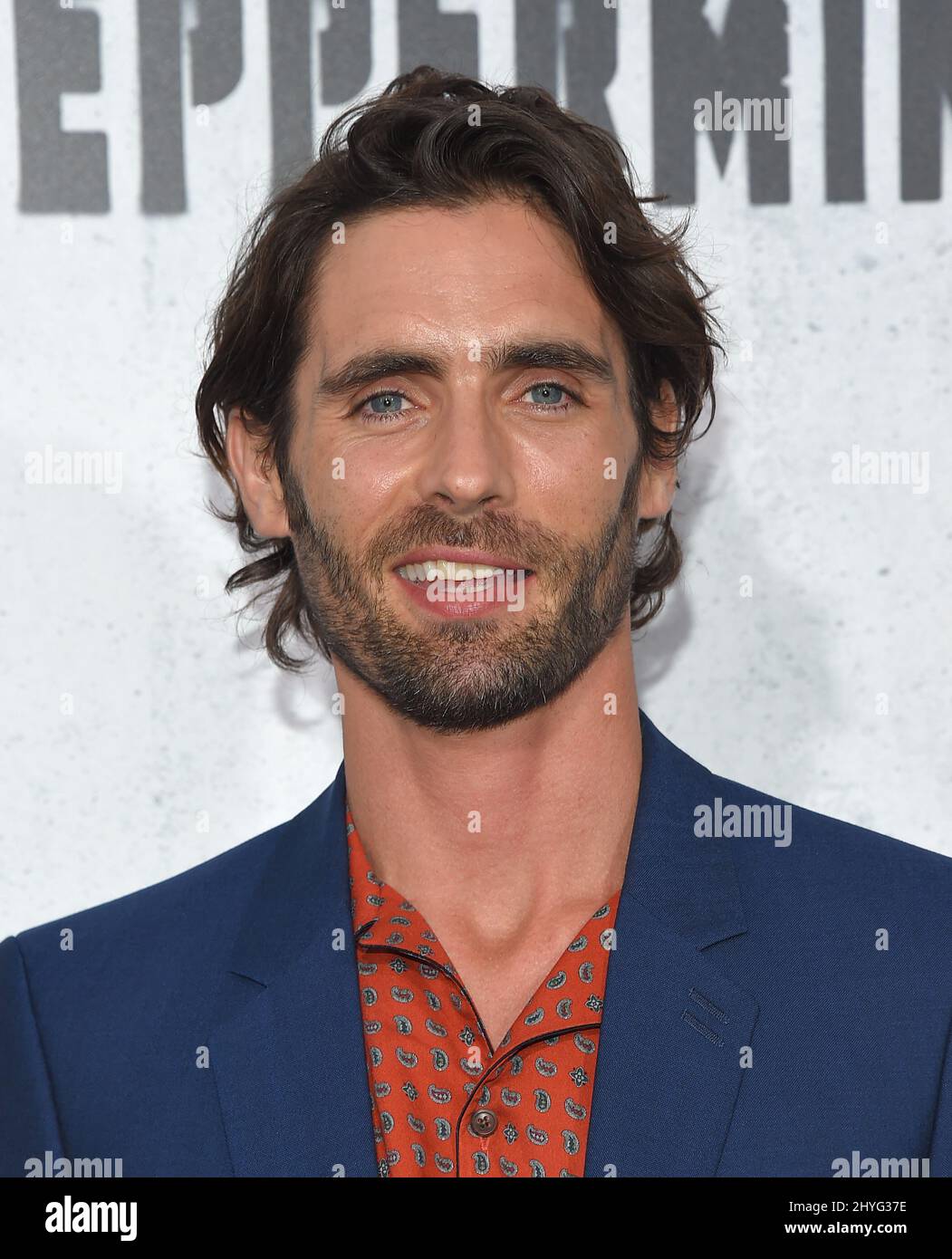 Tyson Ritter attending the Pepperming World Premiere in Los Angeles ...