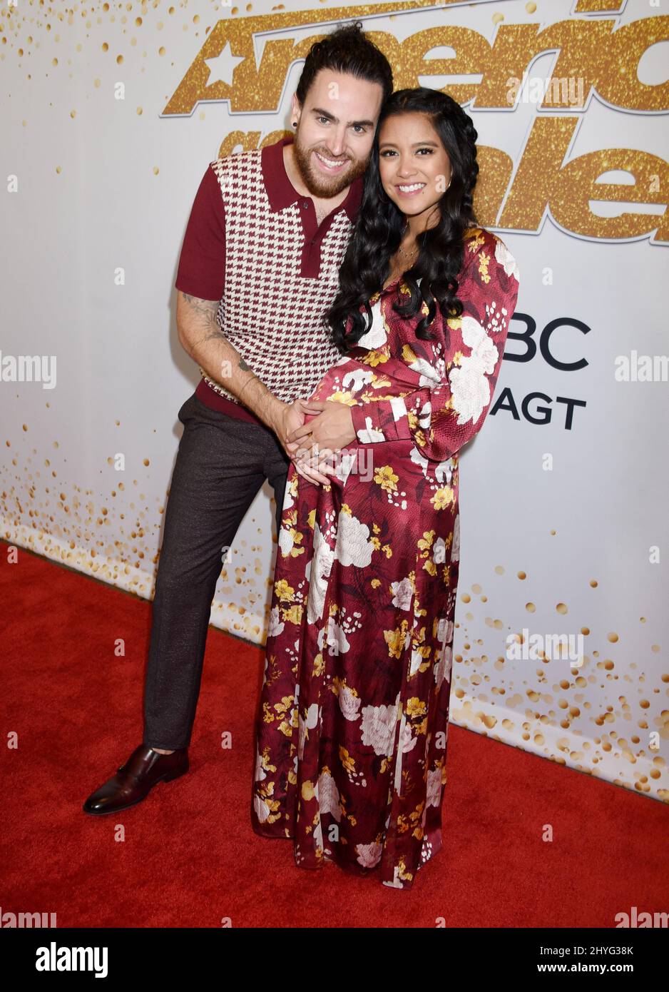 Us the Duo attending the America's Got Talent Live Show Red Carpet in ...