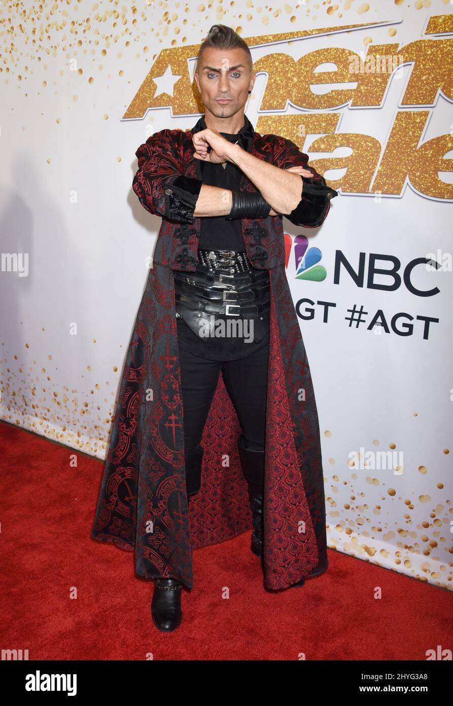 Aaron Crow attending the America's Got Talent Live Show Red Carpet in ...
