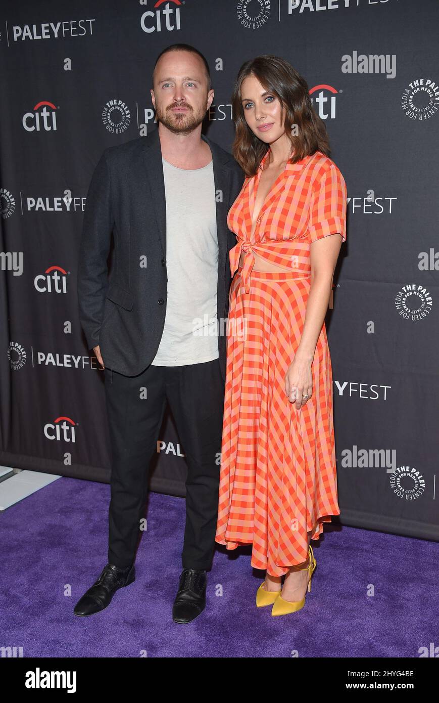 Aaron Paul and Alison Brie arrives at Netflix's 'Atypical' and 'BoJack ...