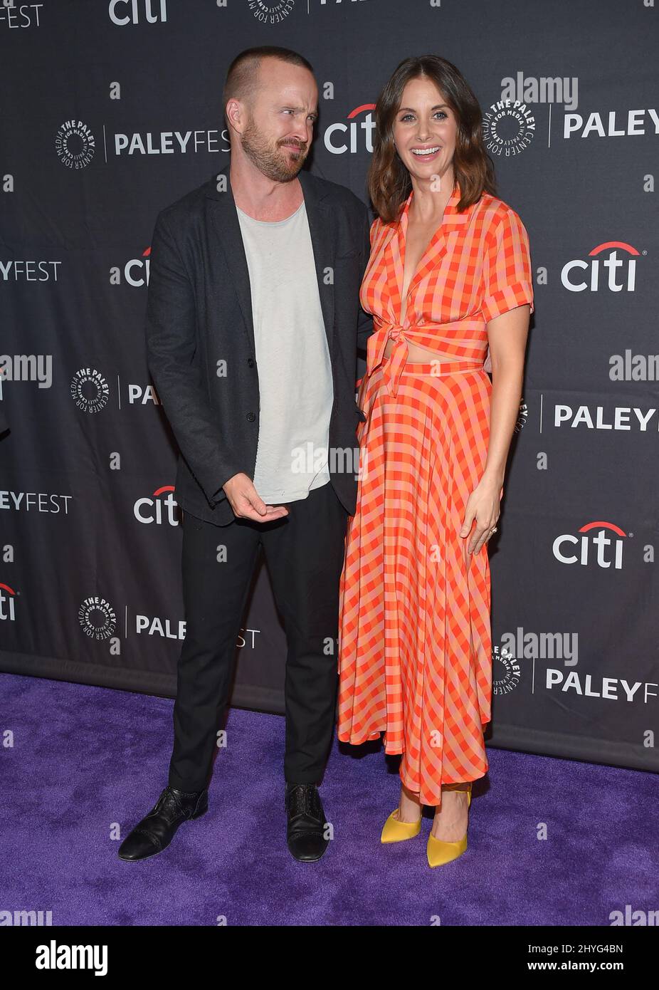 Aaron Paul and Alison Brie arrives at Netflix's 'Atypical' and 'BoJack ...